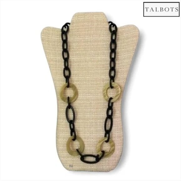 Talbots | Jewelry | Vtg Talbots Resin Link Statement Necklace W ...